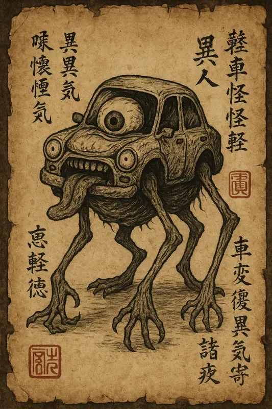 Cursed Yokai Catalog Page Generators ChatGPT Image Prompt | PromptBase