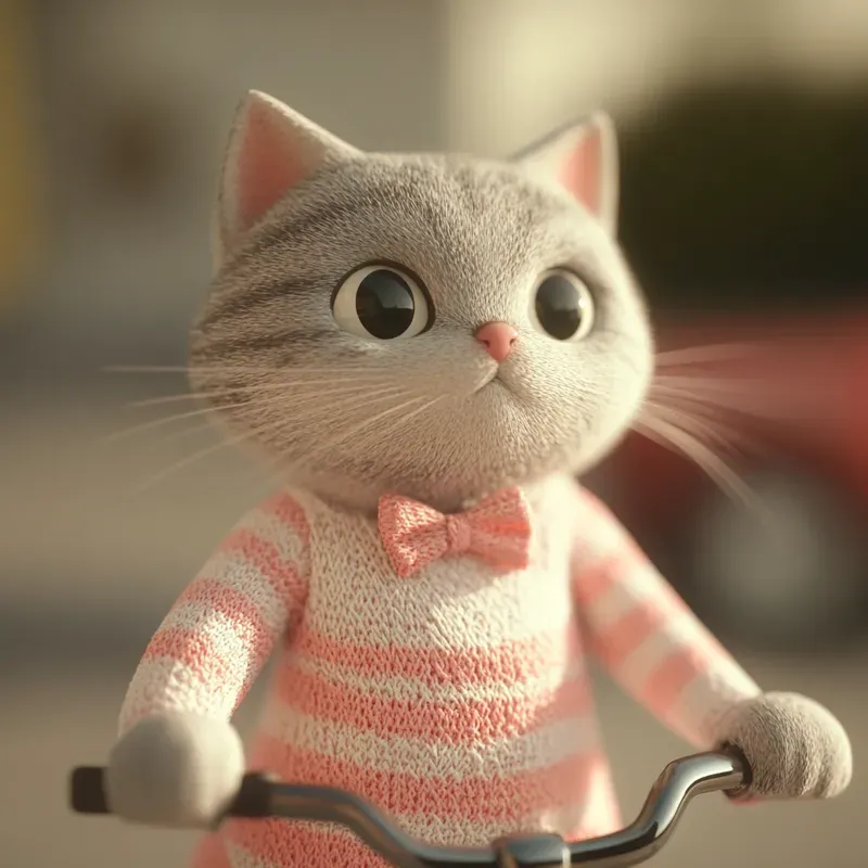 Cozy 3d Animal Character Renders Midjourney Prompt | PromptBase