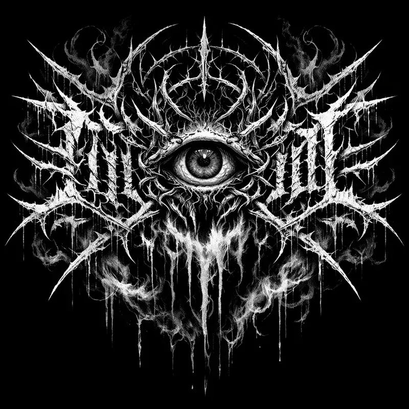 Razor Gothic Infernal Metal Logos ChatGPT Image Prompt | PromptBase