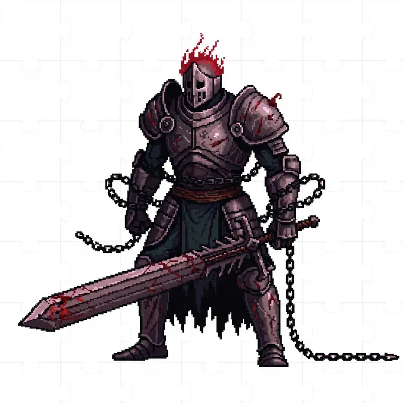 Pixel Art End Level Game Bosses Imagen Prompt | PromptBase