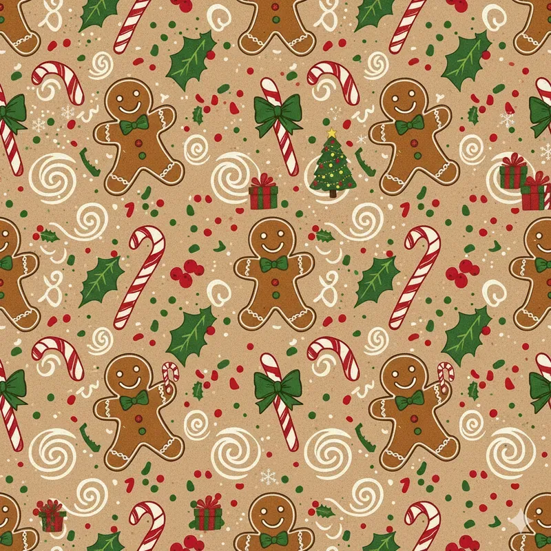 Cute Cartoon Wrapping Paper Generators Gemini Image Prompt | PromptBase
