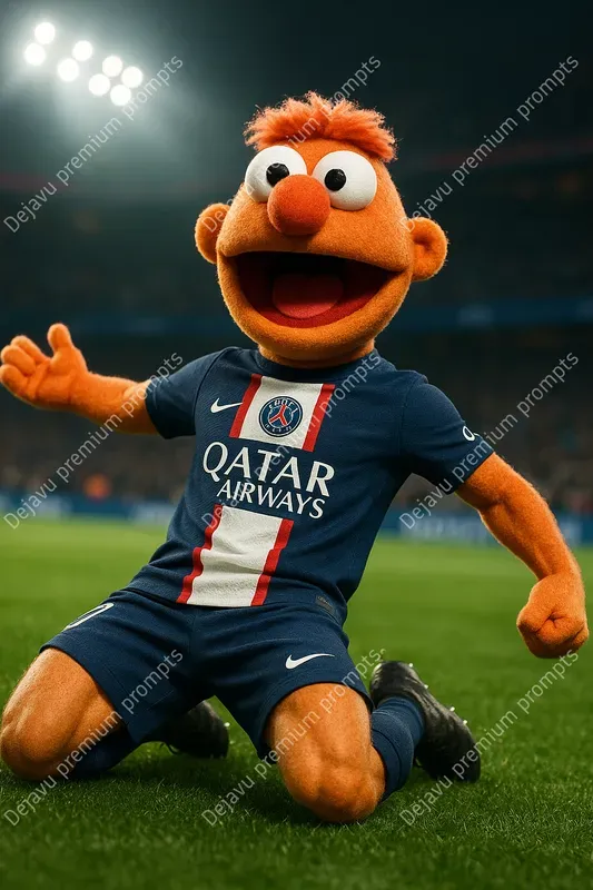 Muppet Style Football Cartoon Characters ChatGPT Image Prompt | PromptBase