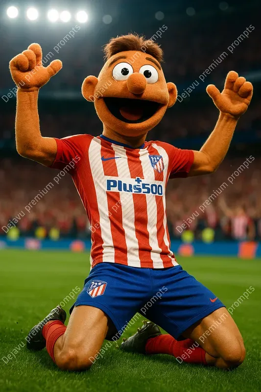 Muppet Style Football Cartoon Characters ChatGPT Image Prompt | PromptBase
