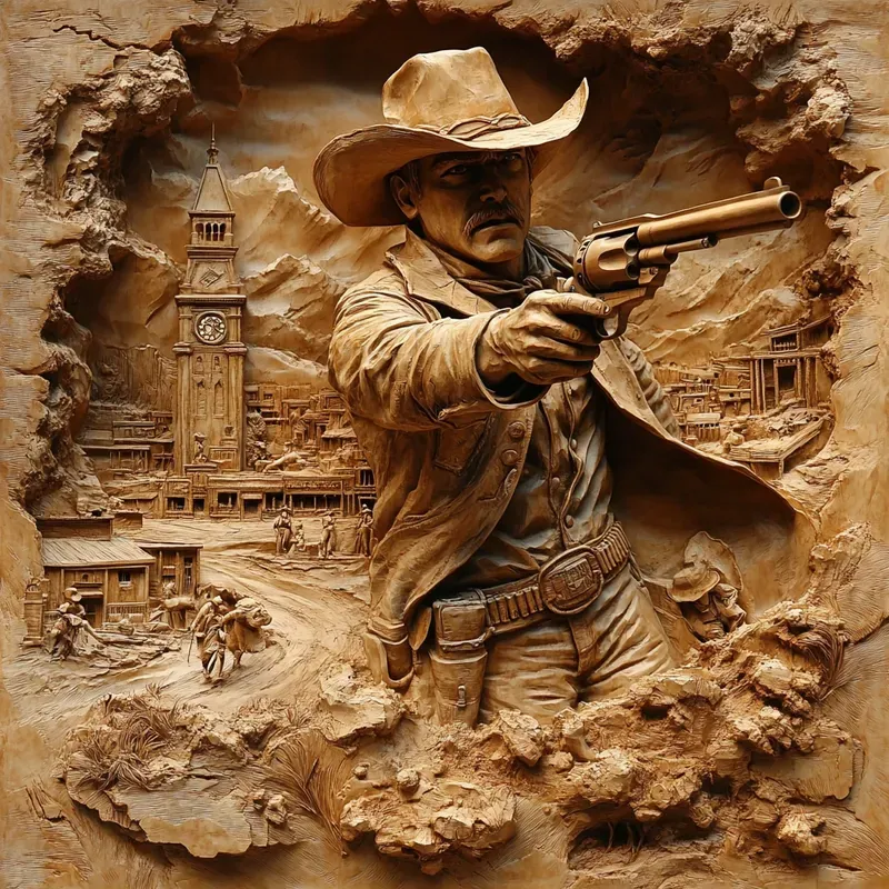 3D Bas Relief Lightburn Height Maps Midjourney Prompt | PromptBase