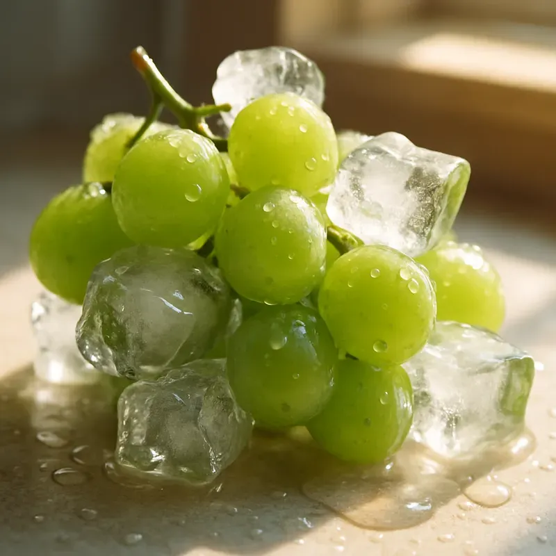 Hyper Realistic Melting Ice On Fruits ChatGPT Image Prompt | PromptBase