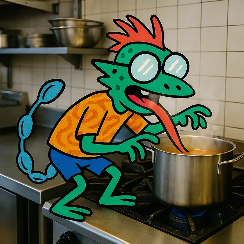 Funky Cartoons In Real Photos ChatGPT Image Prompt | PromptBase