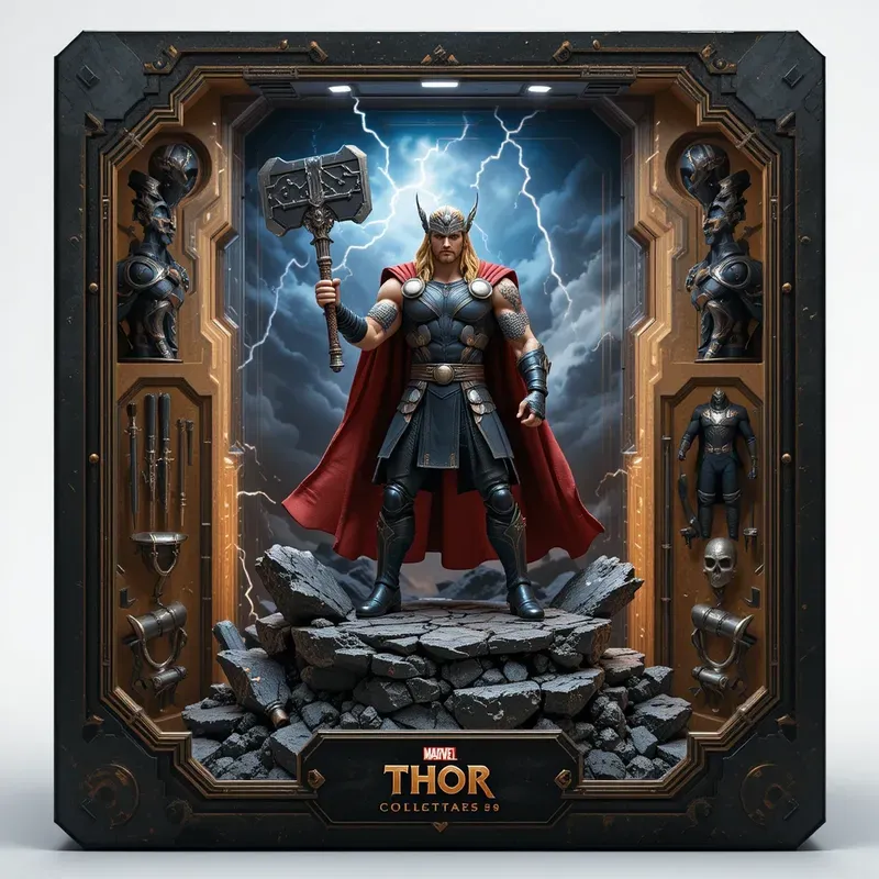 Marvel Legacy Collector Display Boxes Imagen Prompt | PromptBase