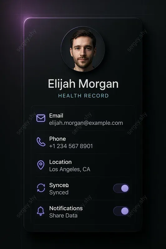 Dark Ui Profile Panels ChatGPT Image Prompt | PromptBase