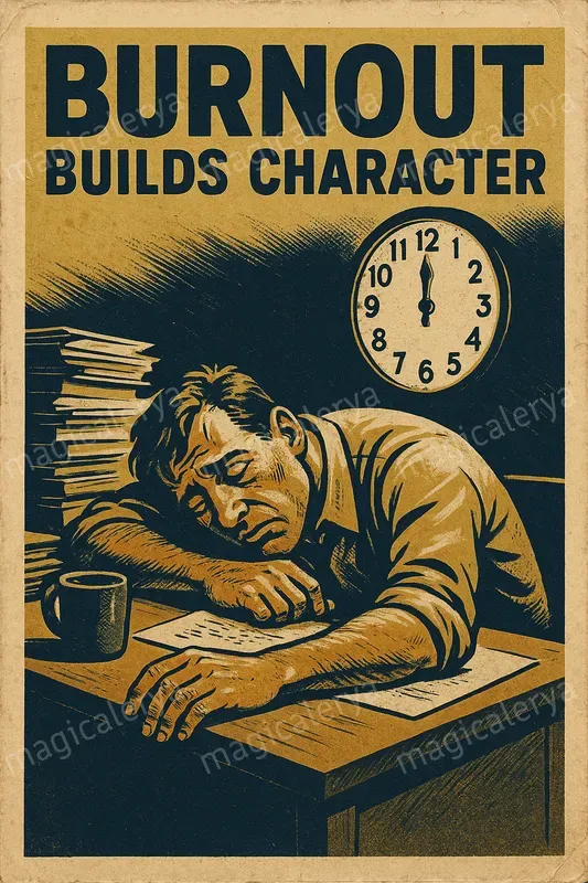 Corporate Propaganda Poster Gens ChatGPT Image Prompt | PromptBase