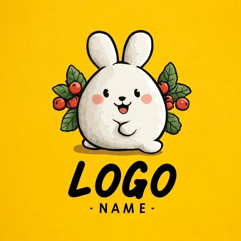 Minimalist Cartoon Logos Midjourney Prompt | PromptBase