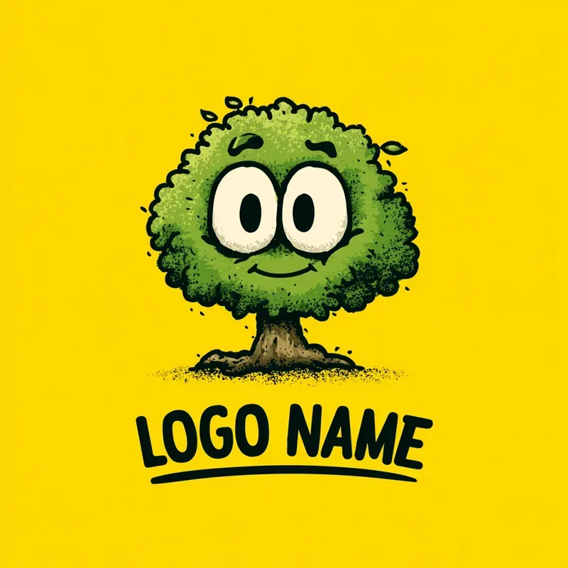 Minimalist Cartoon Logos Midjourney Prompt | PromptBase