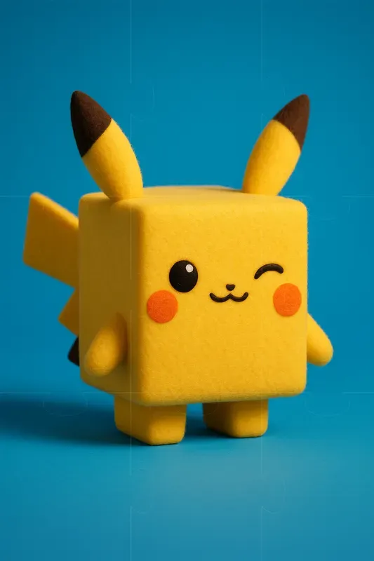 New Cute 3D Cube Characters Ilustrations ChatGPT Image Prompt | PromptBase