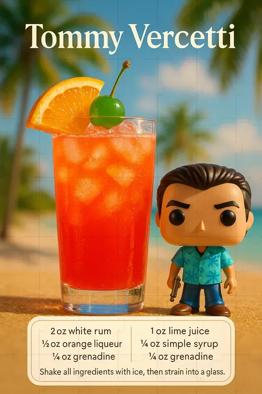 Character Personality Cocktail Cards ChatGPT Image Prompt | PromptBase