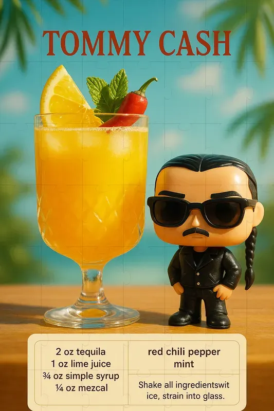 Character Personality Cocktail Cards ChatGPT Image Prompt | PromptBase