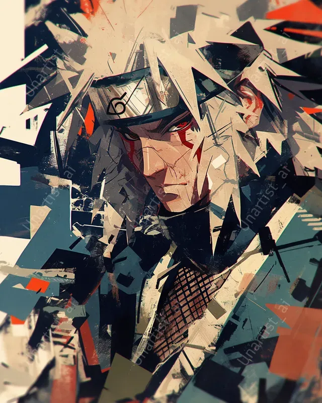 Naruto Portraits In Cubist Style Midjourney Prompt | PromptBase