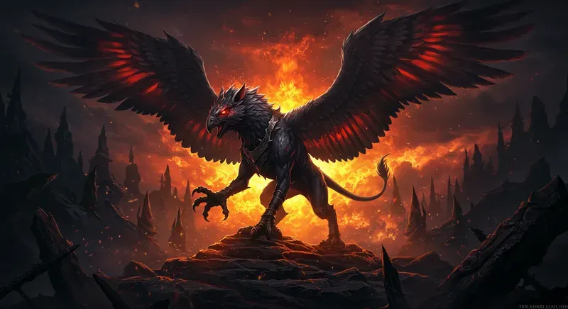 Epic Mythical Beasts High Fantasy Art Imagen Prompt | PromptBase