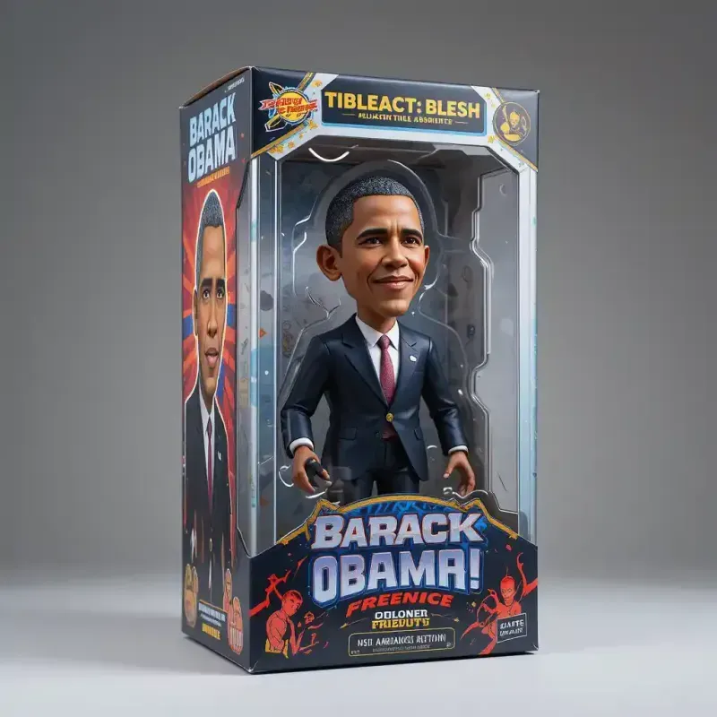 Politician Action Figure Toy Boxes ChatGPT Image Prompt | PromptBase