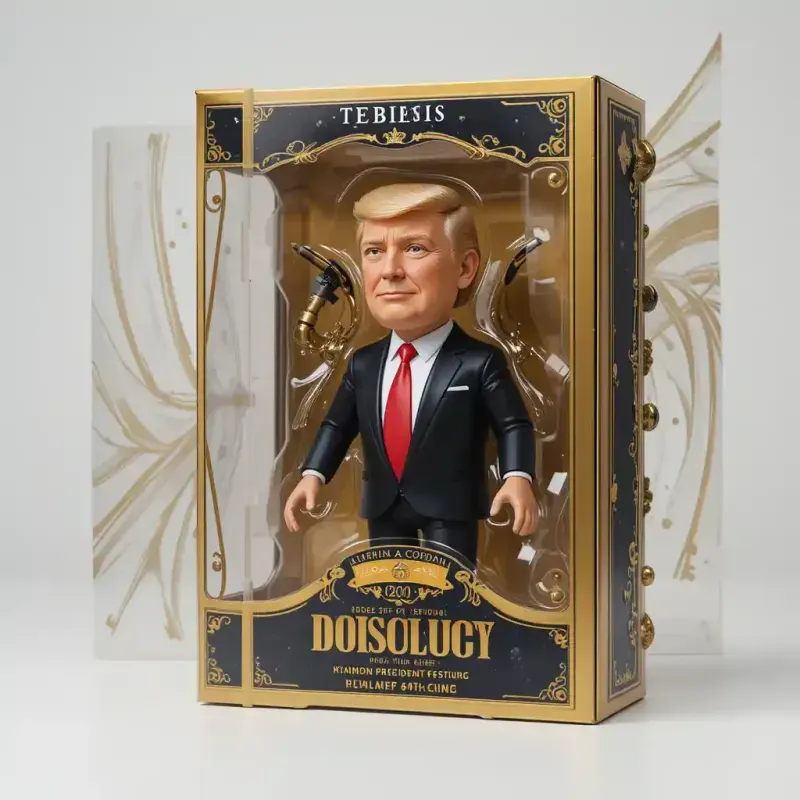 Politician Action Figure Toy Boxes ChatGPT Image Prompt | PromptBase
