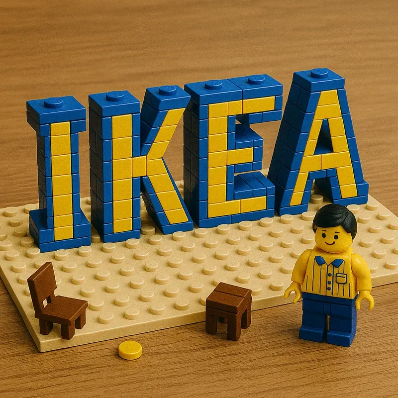 Lego Logo Render Realistic Mockups ChatGPT Image Prompt | PromptBase
