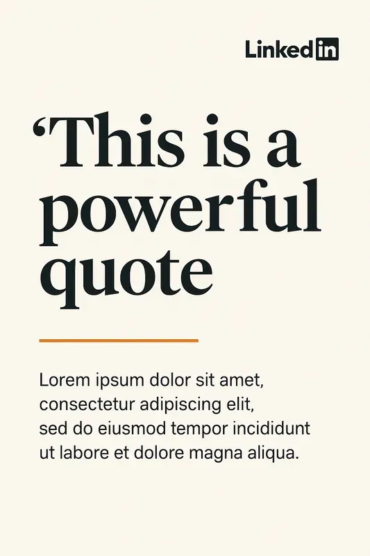 Viral LinkedIn Quote Generators ChatGPT Image Prompt | PromptBase