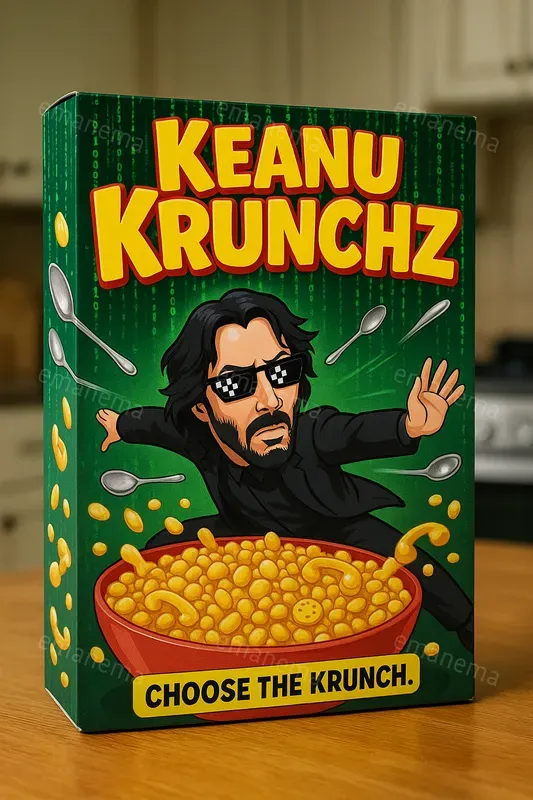 Surreal Humor Cereal Boxes ChatGPT Image Prompt | PromptBase