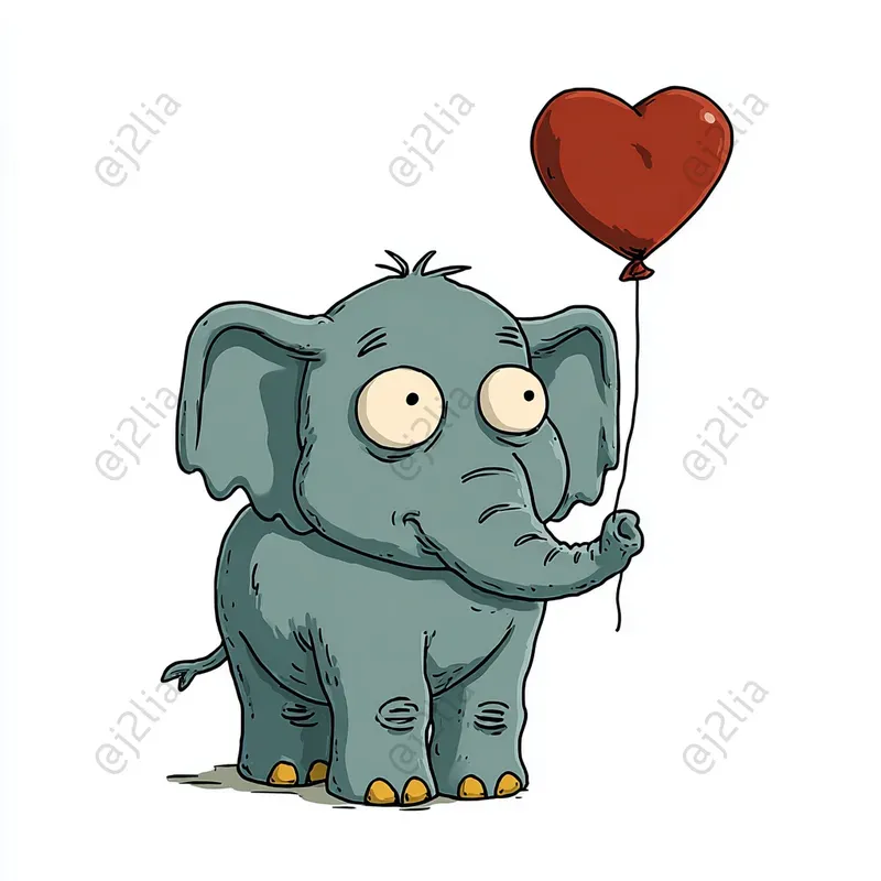 Valentine Animal Clipart Midjourney Prompt | PromptBase