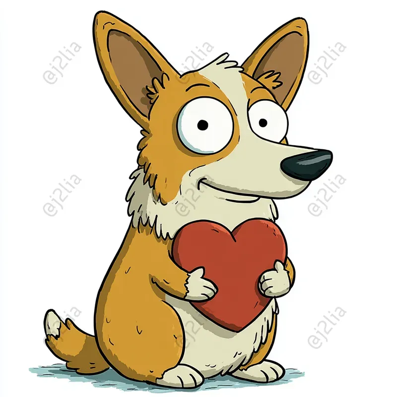 Valentine Animal Clipart Midjourney Prompt | PromptBase