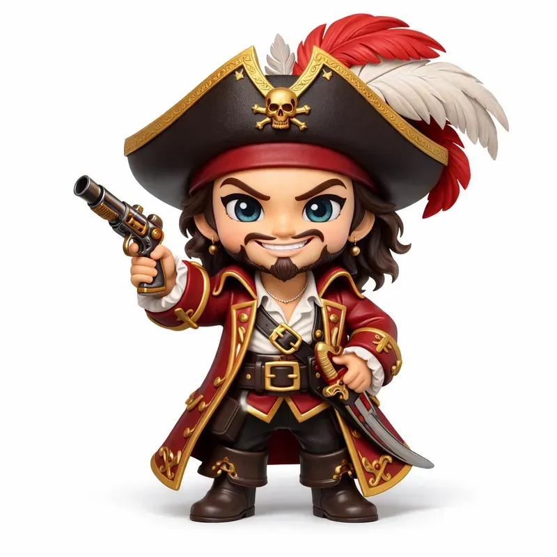 Stylized Royal Mini Figure Render Packs ChatGPT Image Prompt | PromptBase