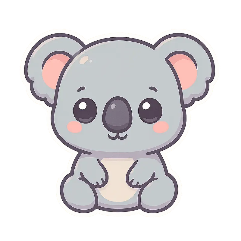 Kawaii Animal Stickers ChatGPT Image Prompt | PromptBase