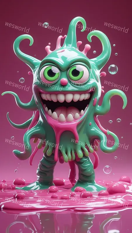 Hilarious Gooey Characters Zany Cartoons Leonardo Ai Prompt | PromptBase
