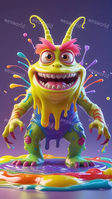 Hilarious Gooey Characters Zany Cartoons Leonardo Ai Prompt | PromptBase