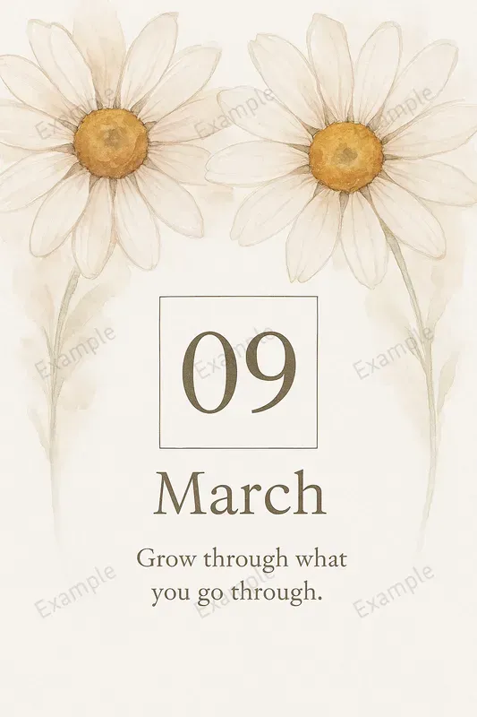 Printable Watercolor Floral Calendars ChatGPT Image Prompt | PromptBase