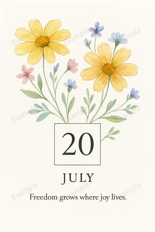 Printable Watercolor Floral Calendars ChatGPT Image Prompt | PromptBase