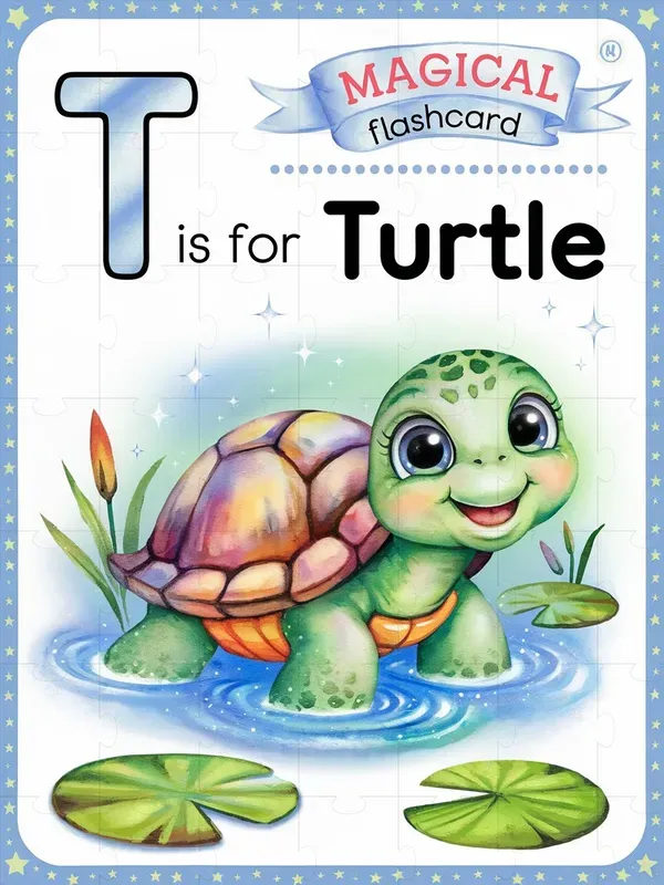 Cute Alphabet Flashcards For Toddlers Ideogram Prompt | PromptBase