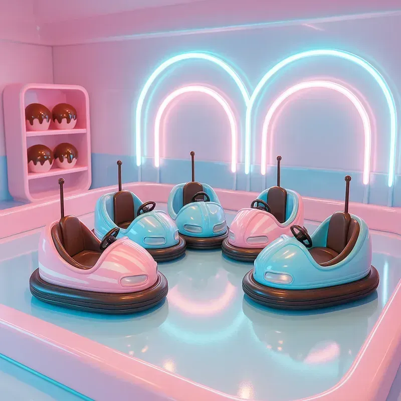 Pastel Candythemed 3D Arcade Renders ChatGPT Image Prompt | PromptBase