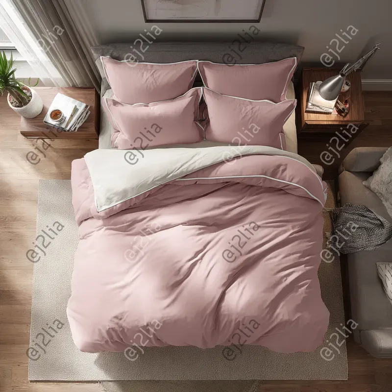 Top View Bedding Product Mockups Midjourney Prompt | PromptBase