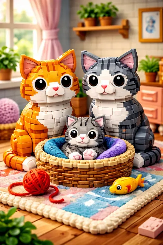 Lego Animals Dioramas ChatGPT Image Prompt | PromptBase