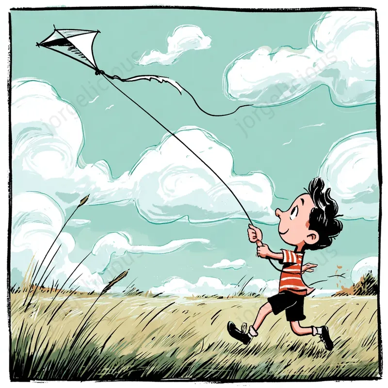 Comic Ink Storybook Panels Midjourney Prompt | PromptBase