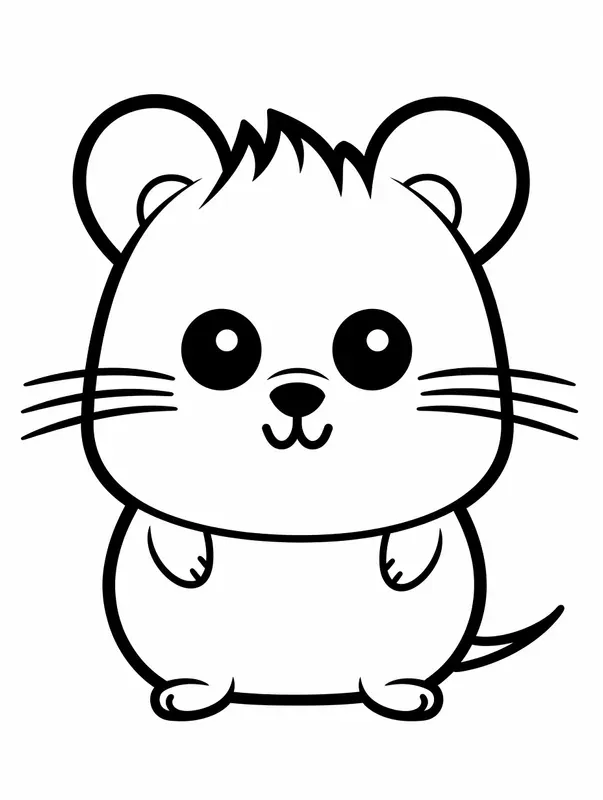 Cartoon Simple Line Coloring Pages Midjourney Prompt | PromptBase