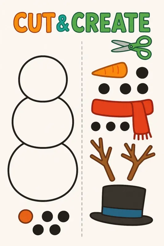 Printable Cut Fun Kits ChatGPT Image Prompt | PromptBase