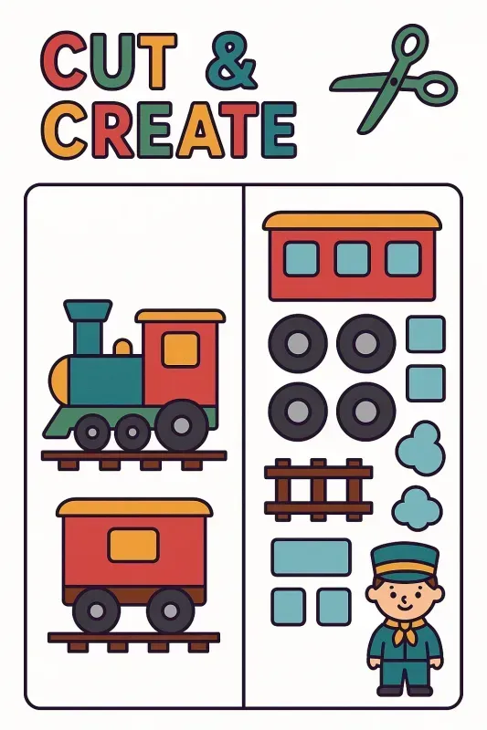 Printable Cut Fun Kits ChatGPT Image Prompt | PromptBase