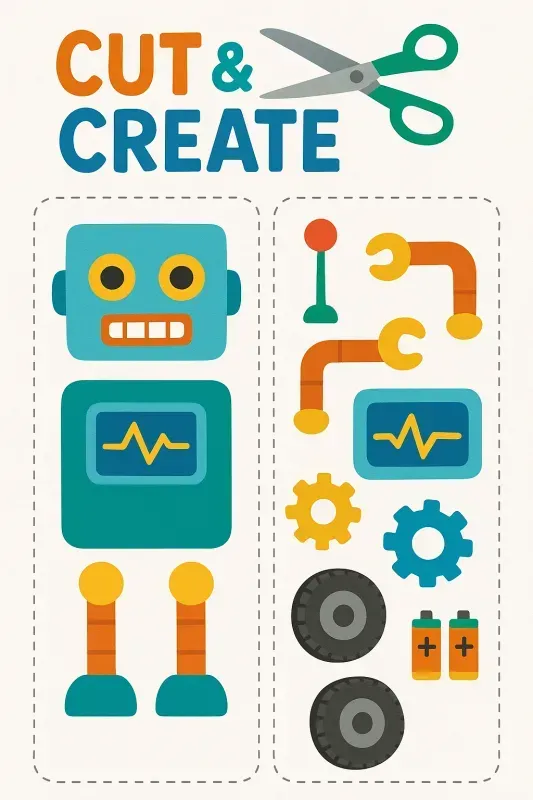 Printable Cut Fun Kits ChatGPT Image Prompt | PromptBase