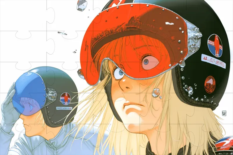 Katsuhiro Otomo Style Colored Manga Art Midjourney Prompt | PromptBase