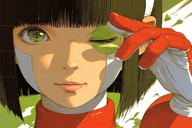 Katsuhiro Otomo Style Colored Manga Art Midjourney Prompt | PromptBase