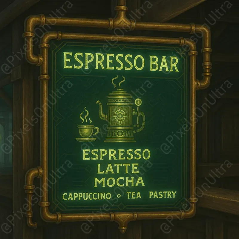 Mythical Caf Menu Boards ChatGPT Image Prompt | PromptBase