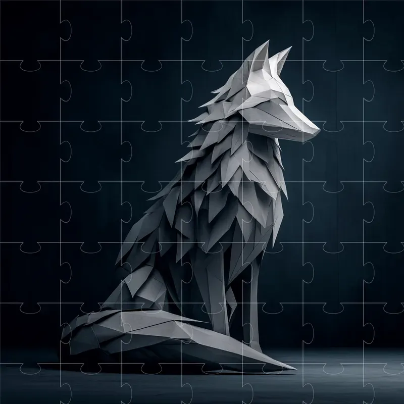 Geometric Papercraft Sculptures Midjourney Prompt | PromptBase