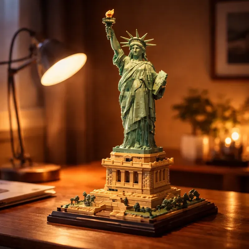 Lego Landmark Diorama Cinematic Builds ChatGPT Image Prompt | PromptBase