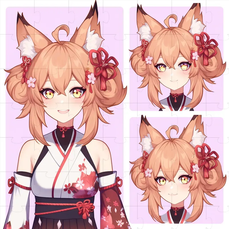 Portraits Of Animestyle Vtuber Designs Midjourney Prompt | PromptBase