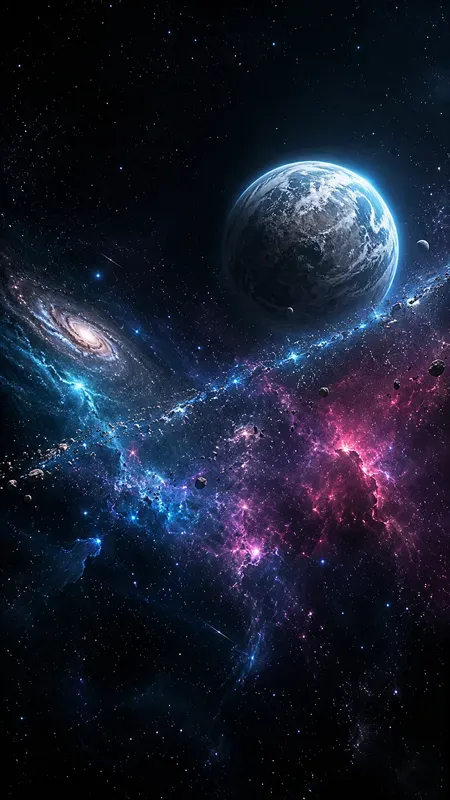Deep Space Planet Wallpapers ChatGPT Image Prompt | PromptBase