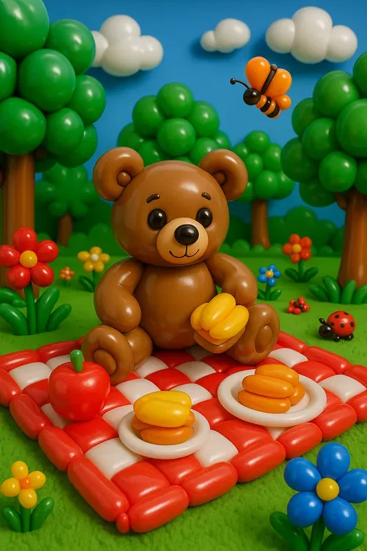 Balloon World Characters ChatGPT Image Prompt | PromptBase